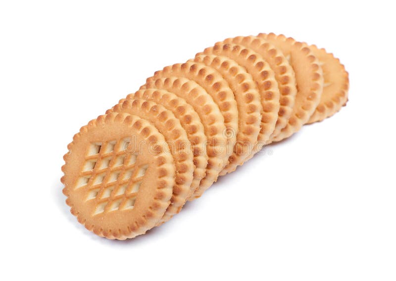 Round cookies stock image. Image of fresh, closeup, isolated - 22907615
