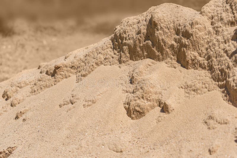 Heap of sand stock image. Image of desert, background - 100938055