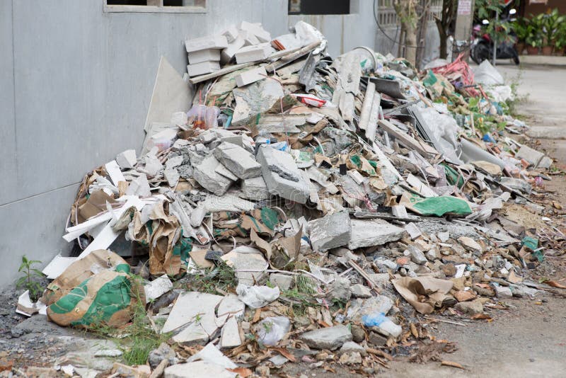 Heap of Scrap or Wasted from Home Building Stock Photo - Image of scrap ...