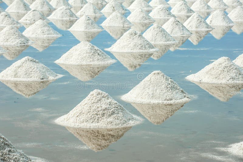 Heap of sea salt stock image. Image of thailand, texture - 60698025