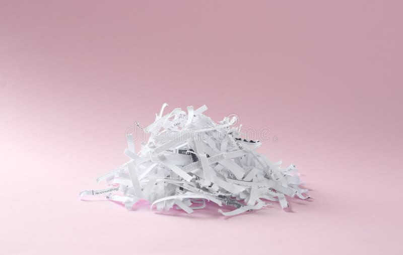 Heap of Shredded Paper Strips on Background Stock Photo - Image of ...