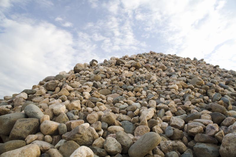Heap of stone stock image. Image of river, quarry, blue - 2942807