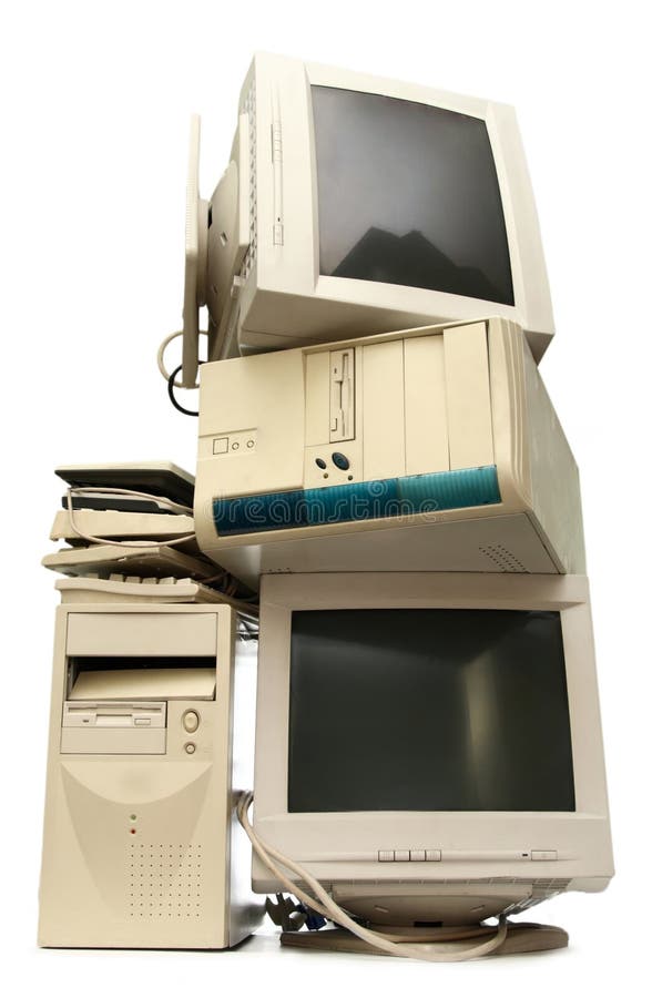 Computers printers stock image. Image of destruction - 36263767