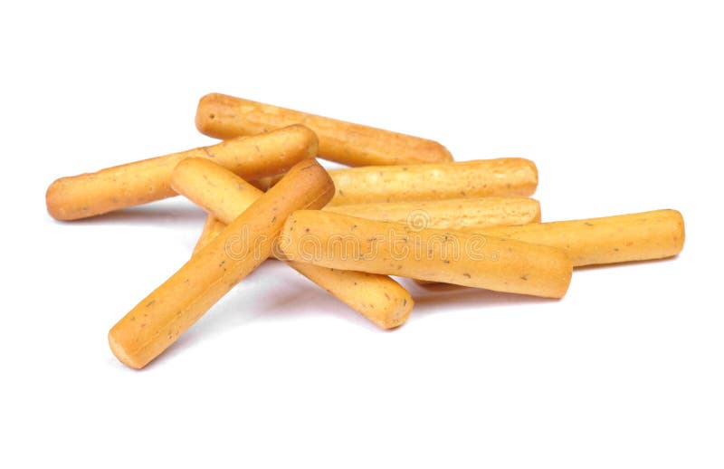 Heap of Wheat Bread Sticks with Spices Stock Photo - Image of lunch ...