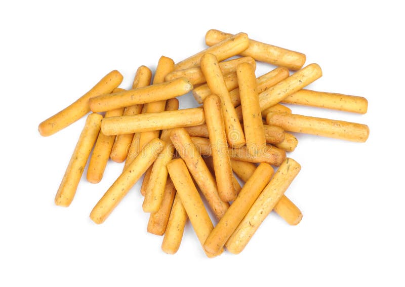 Heap of Wheat Bread Sticks with Spices Stock Image - Image of heap ...