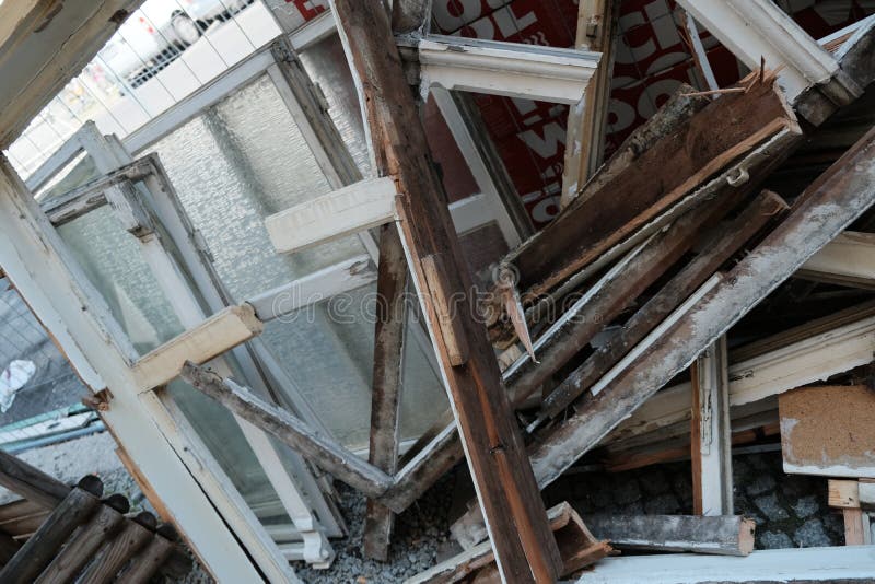 Heap of wood waste stock image. Image of plank, dirty - 240142961