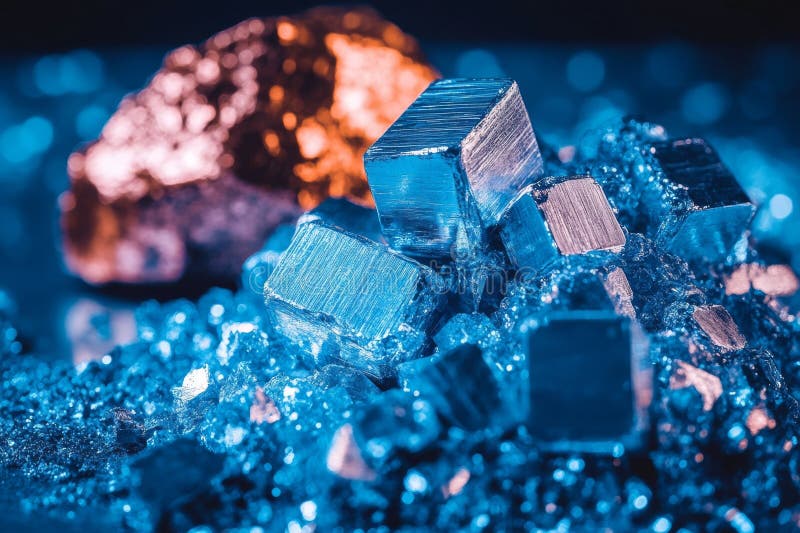 Heaps of Rare Earth Elements Extracted and Processed. Concept ...