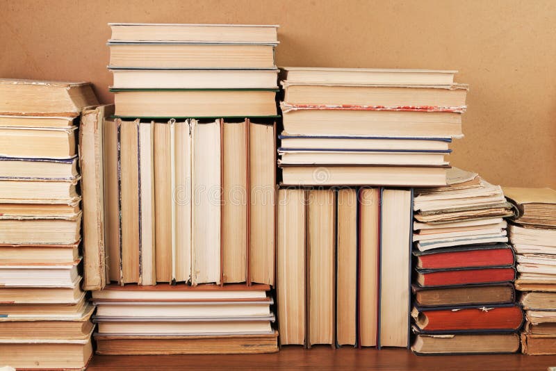 Heaps of Various Paper Books Stock Image - Image of knowledge ...