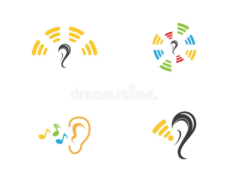 Hear Icon Logo Design Vector Illustration Stock Vector - Illustration ...