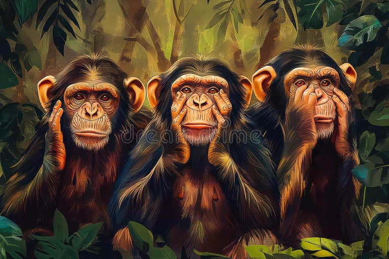 Hear No Evil, Speak No Evil, See No Evil (Three Wise Monkey ...