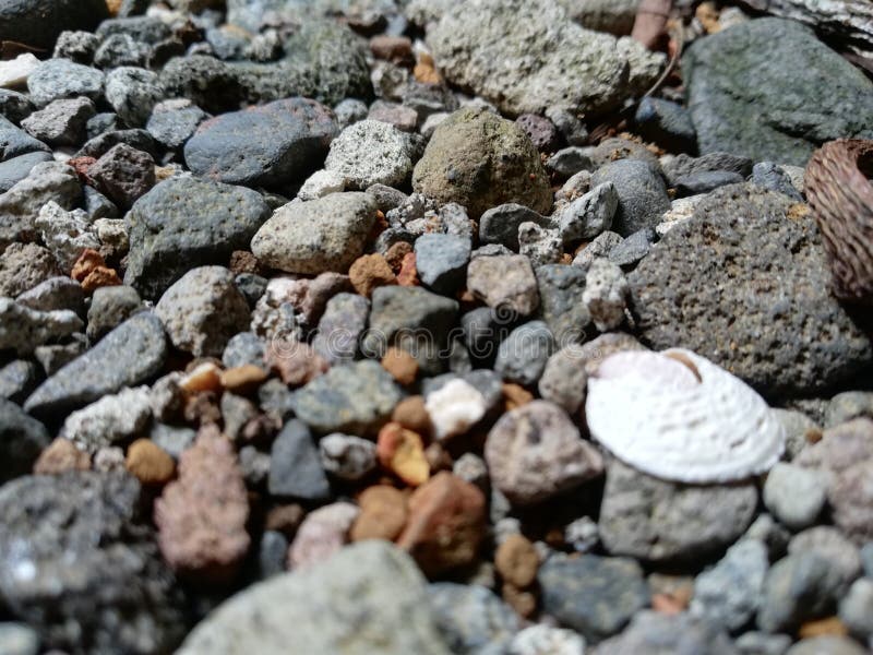 Hear is a Pile of Stones at Beach Stock Photo - Image of stones, hear ...
