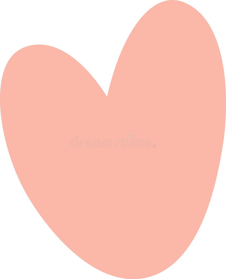 Hear Shape Icon stock vector. Illustration of shape - 303543361