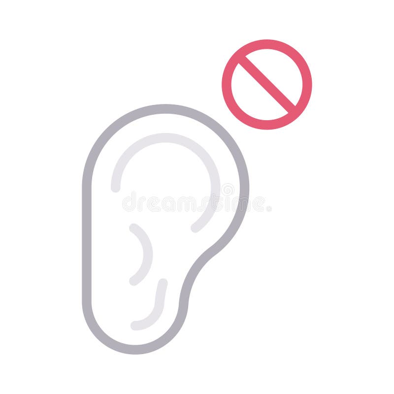 Hear Colour Line Vector Icon Stock Vector - Illustration of ...