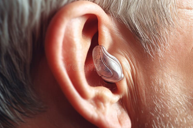 Hearing Aid Ear. Generate Ai Stock Illustration - Illustration of ...