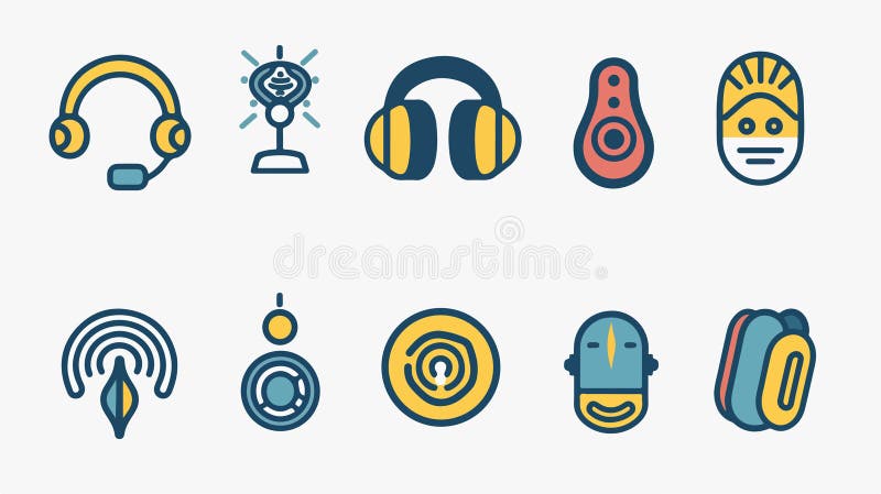 Inclusive Hearing Aid Icon for Disability Awareness and Support Stock ...