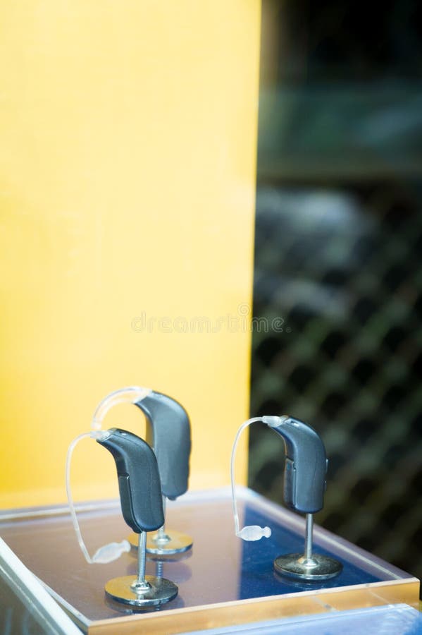 Hearing Aid for Deaf People Stock Photo - Image of aids, deafness ...