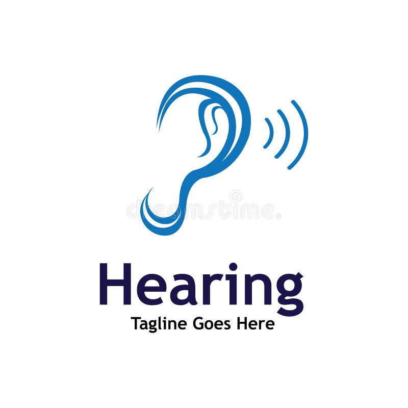 Hearing Logo Template stock vector. Illustration of isolated - 168482233