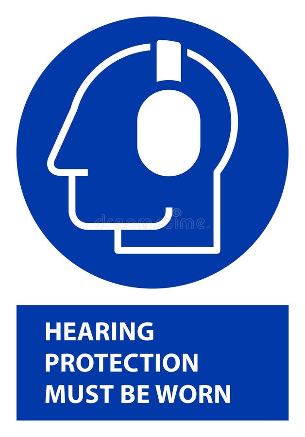 The Required PPE Must Be Worn Sign Stock Vector - Illustration of icon ...