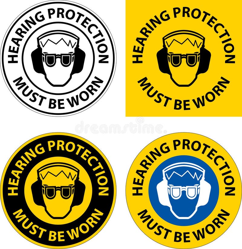 Hearing Protection Icon Stock Illustrations – 1,353 Hearing Protection ...