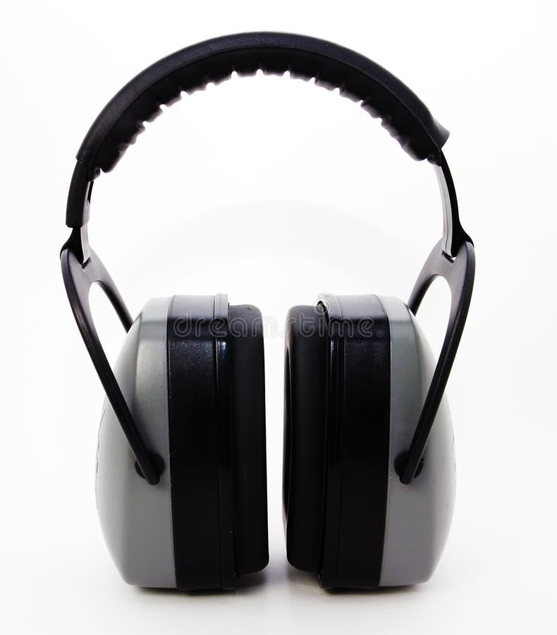 Hearing protection stock image. Image of earmuff, brass - 308301