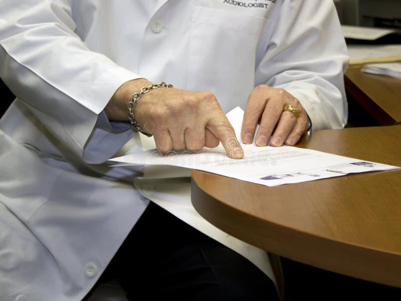 Hearing Test stock image. Image of finger, audiologist - 18418057