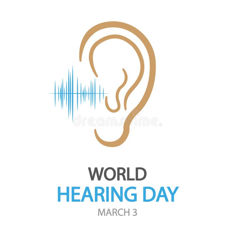 Hearing World Day Ear and Health Stock Vector - Illustration of ...