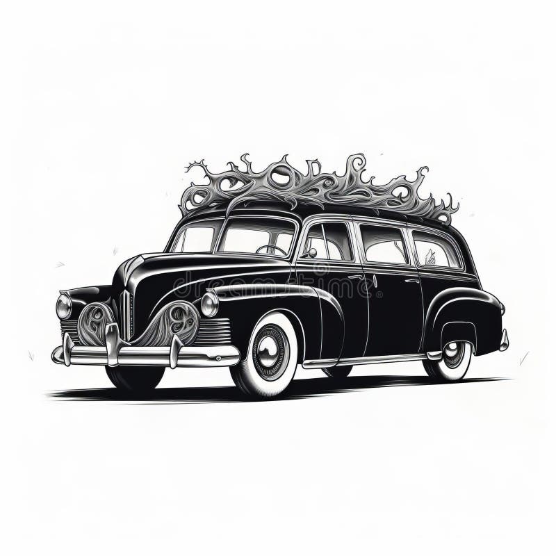 Hearse Stock Illustrations – 2,007 Hearse Stock Illustrations, Vectors ...
