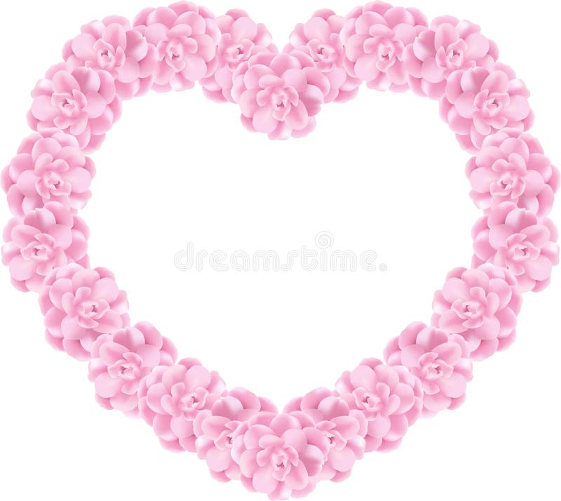 Interlocking Heart Frames Vector Clipart Stock Illustration - Illustration of greeting ...