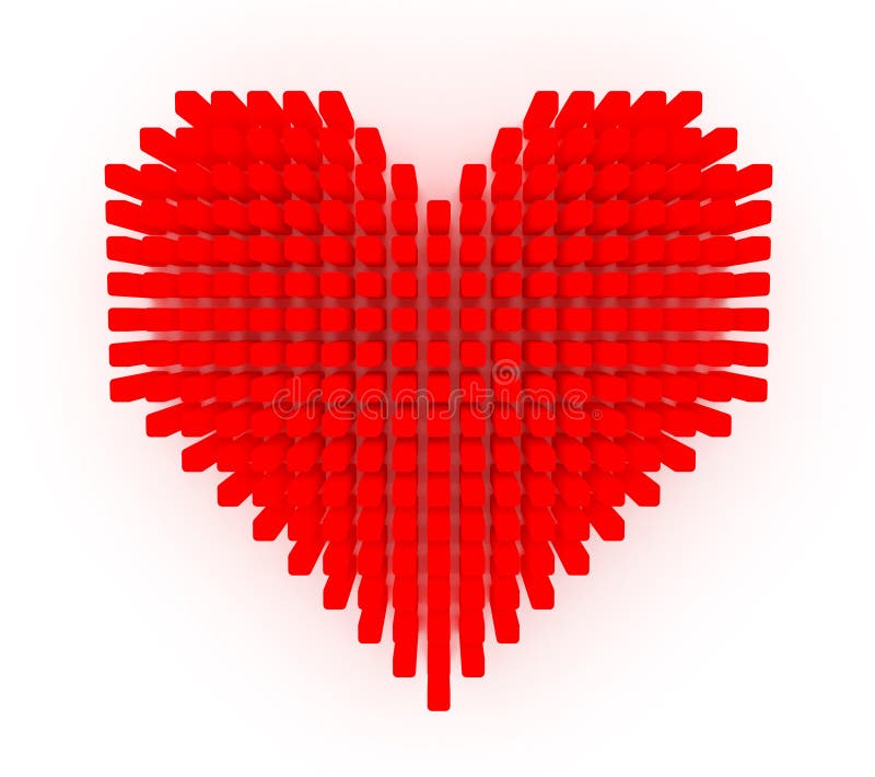 Heart stock illustration. Illustration of isolated, valentine - 12280091