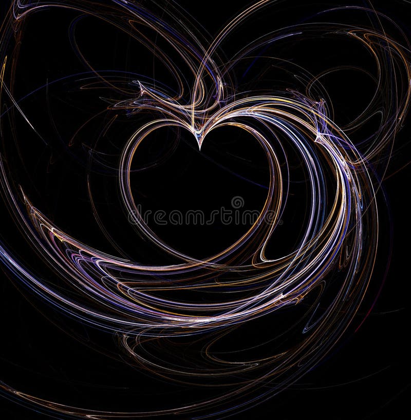 Smokey heart stock illustration. Illustration of artistic - 4591215