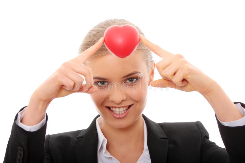 Heart stock image. Image of heart, confident, face, female - 14568675