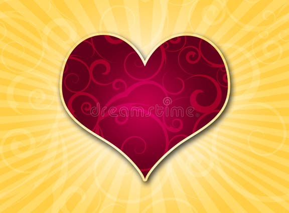 Red Heart Rays Drawing Stock Illustrations – 487 Red Heart Rays Drawing ...