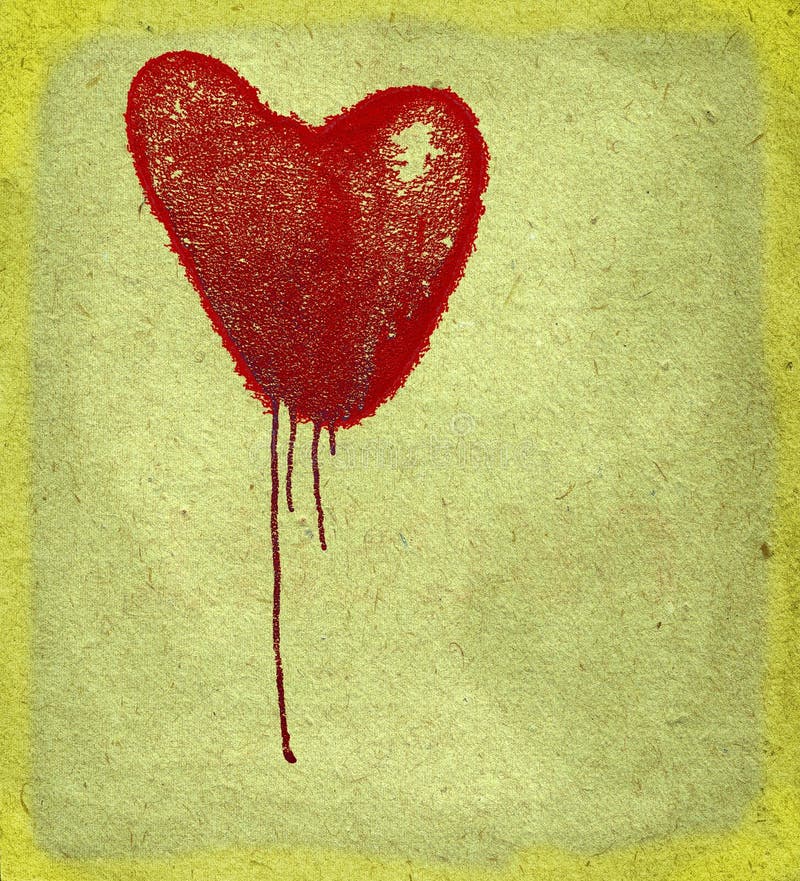 Broken Heart - Bleeding Heart Stock Photo - Image of bleeding ...