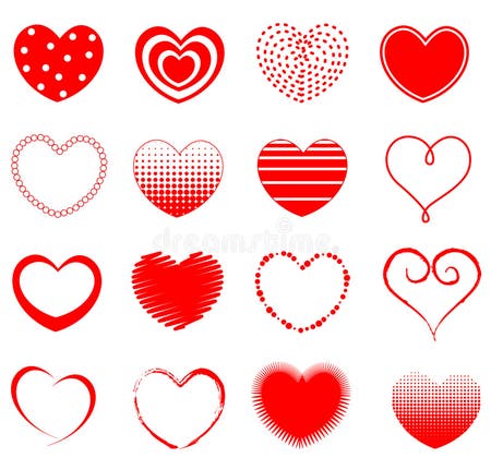 Heart stock vector. Illustration of cute, card, elegance - 24222930