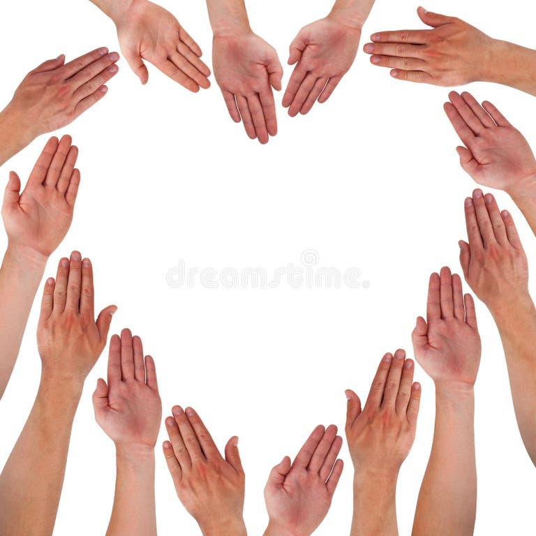 Many Hands Forming Heart Stock Photos - Free & Royalty-Free Stock ...