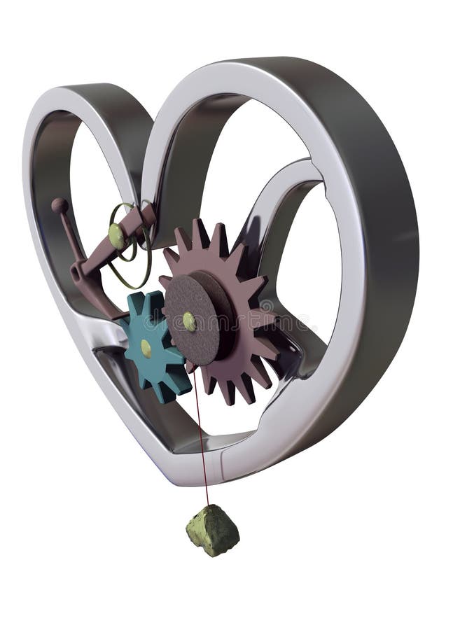 Heart stock illustration. Illustration of wheels, filament - 7159819