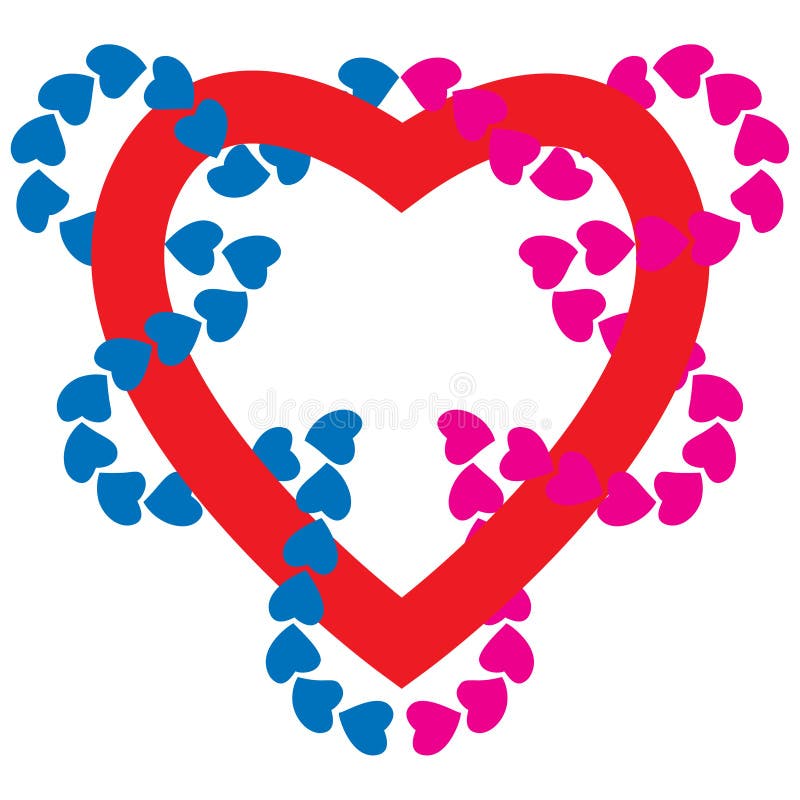 Heart Little Hearts Stock Illustrations – 7,651 Heart Little Hearts ...