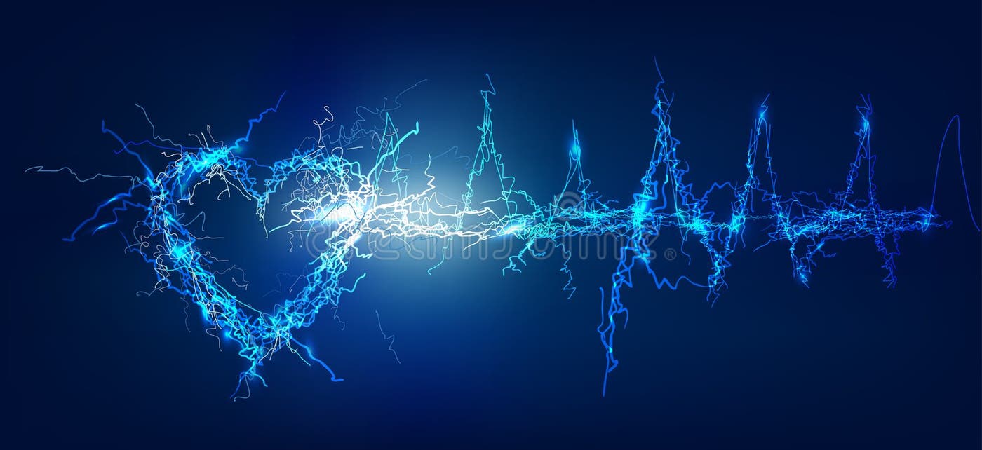 Electric Heart Stock Illustrations – 16,468 Electric Heart Stock ...