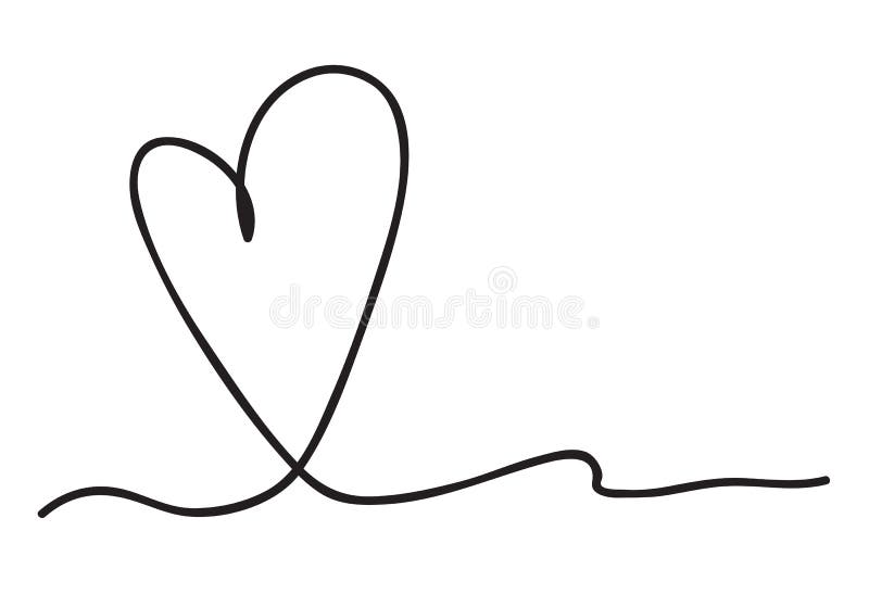 Heart. Abstract Love Symbol Stock Vector - Illustration of graphic ...