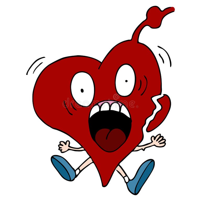 Heart Attack Cartoon Stock Illustrations – 2,353 Heart Attack Cartoon ...