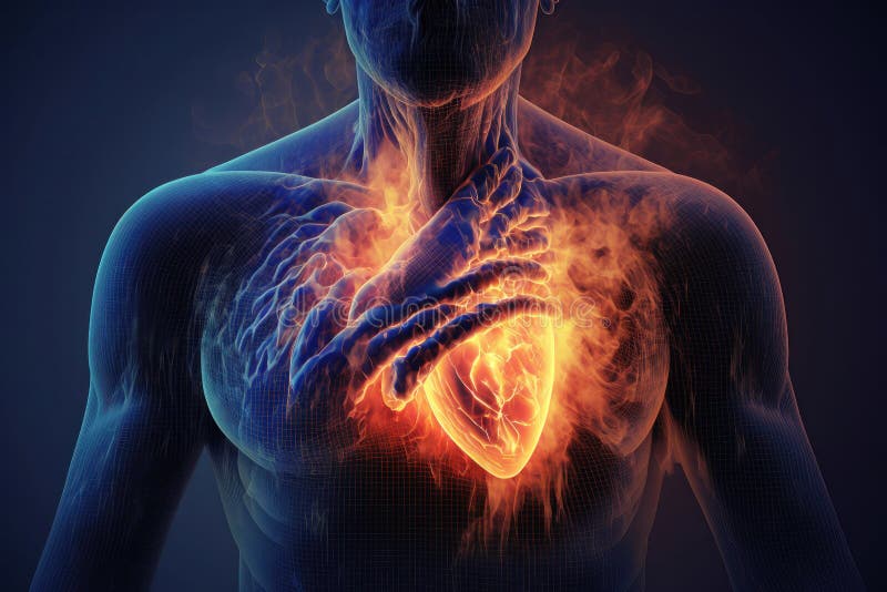 Heart Attack Causes Stock Illustrations – 102 Heart Attack Causes Stock ...