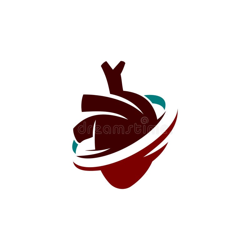 Heart Attack Risk Vector Logo Icon Design Illustration Stock Vector ...