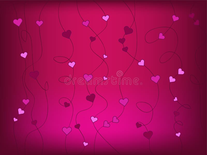 Heart background stock vector. Illustration of magenta - 35952230