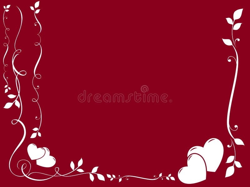 Heart Background Red Romantic Love Abstract Pattern Texture with ...