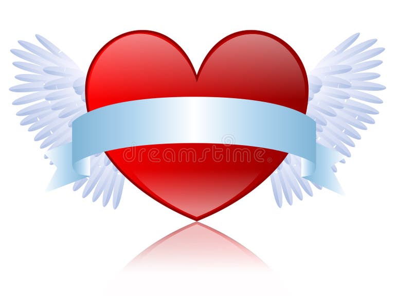 Heart Banner stock vector. Illustration of banner, element - 3942991