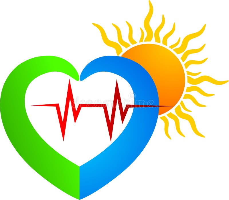 Sun Heart Logo