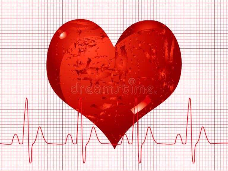 Heart Beat Sound Wave Stock Illustrations – 2,002 Heart Beat Sound Wave ...
