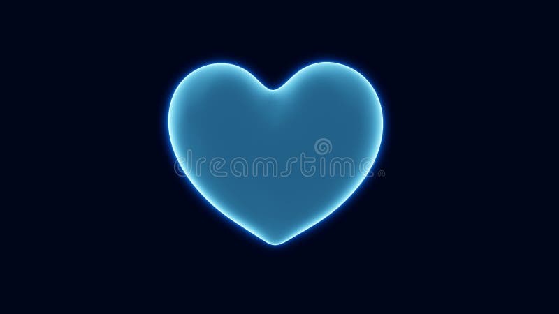 Heart Beat Animation 4k Loop. Stock Footage - Video of animation ...