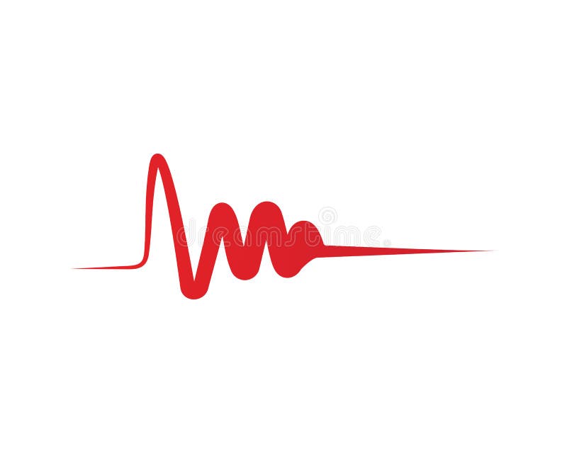Heart Beat Monitor Pulse Line Art Vector Icon, Ecg Heartbeat ...