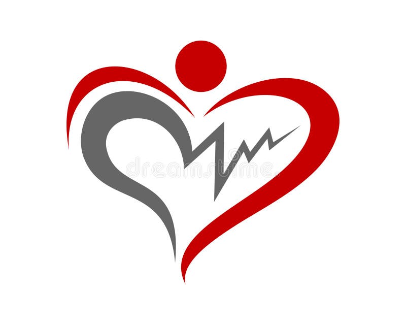 Heart Beat Life People Logo Stock Vector - Illustration of logo ...
